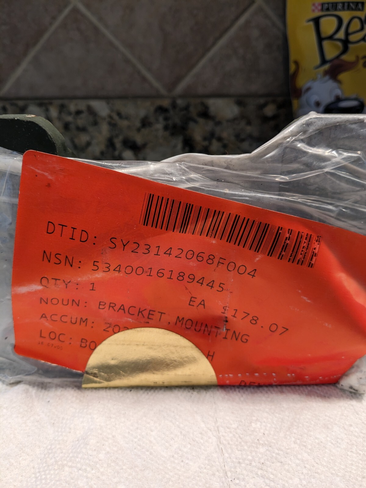 BRACKET, MOUNTING NSN 5340-01-618-9445 Military Application | eBay