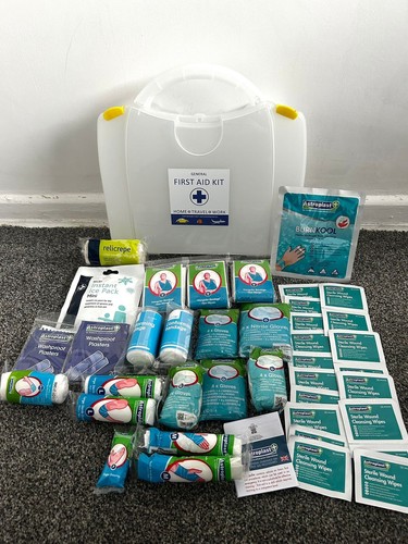 Premium Large First Aid Kit - Fully Stocked In Large Durable Box ...