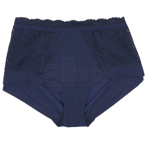 Ladies High Rise Shorts Knickers ex M S Full Briefs Stretch New UK Reg ...