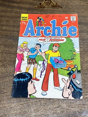 Vintage Archie No. 211 ~August 1971 ~ VF+ Giant Series Comic Book | eBay
