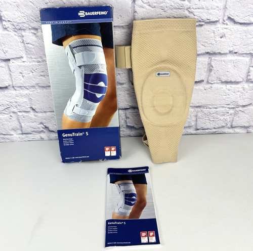 GenuTrain S Hinged Knee Brace Left Size 4 Natural Tan Beige | eBay