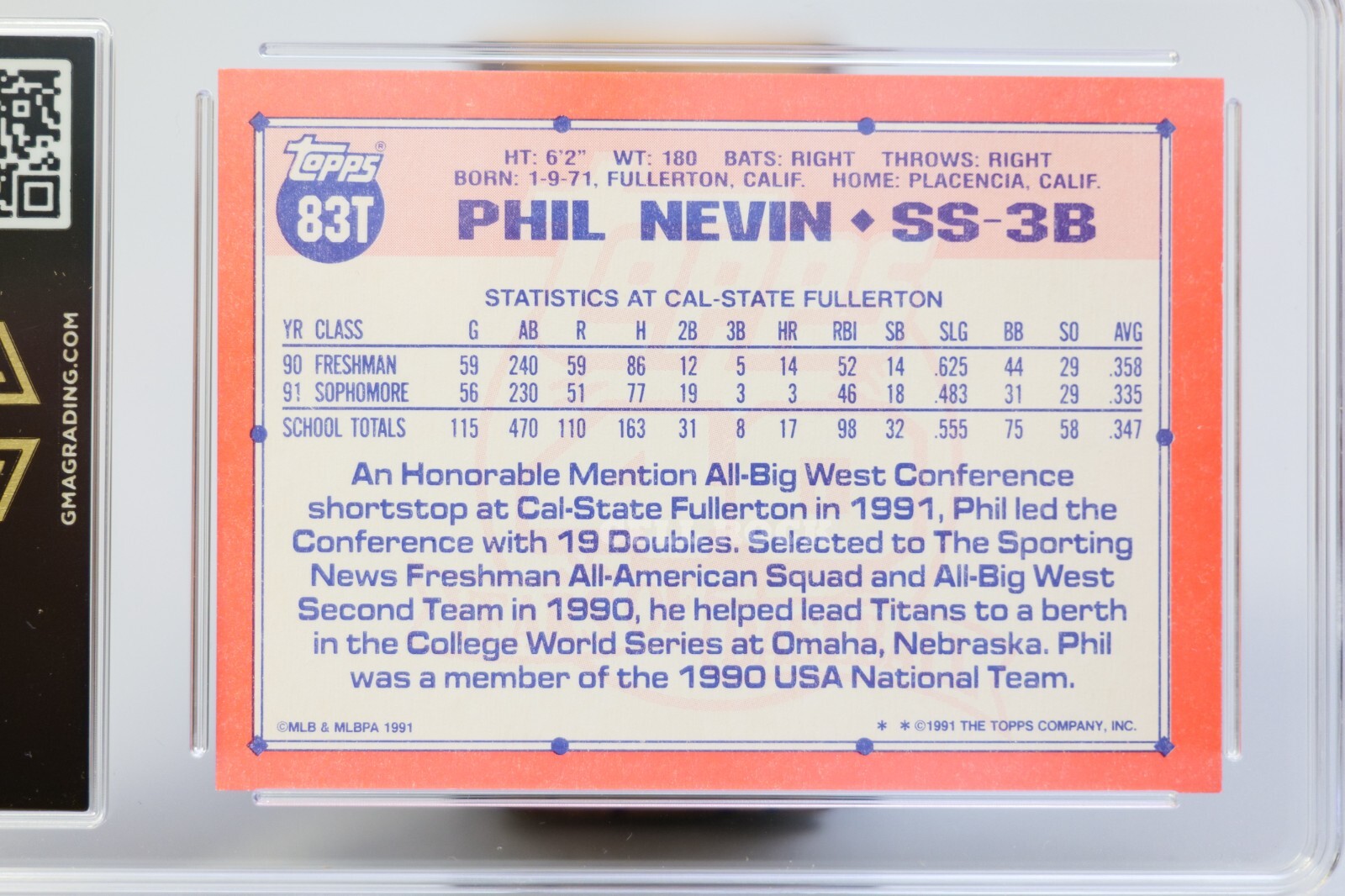 1991 Topps Traded - #83T Phil Nevin (RC) for sale online | eBay