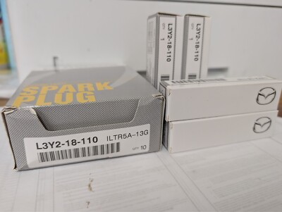 4 ILTR5A-13G Iridium Spark Plugs L3Y2-18-110 For Mazda 3 5 6 CX-7 ...