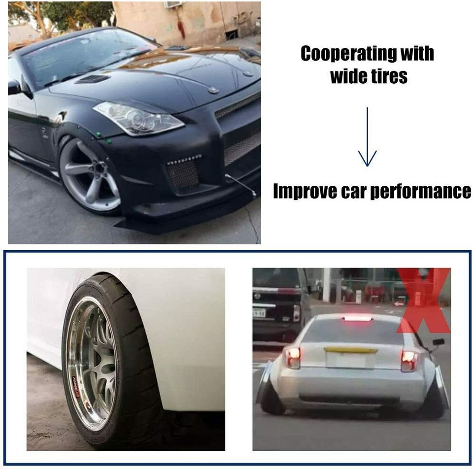 Fender Flares Guard Extra Wider Body Kit Wheel Arches For Pontiac ...