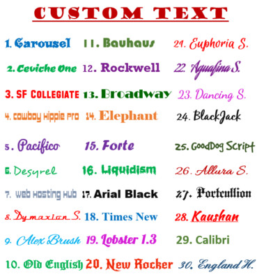 Custom Text Vinyl Lettering Personalized Window Decal Sticker Car Truck ...