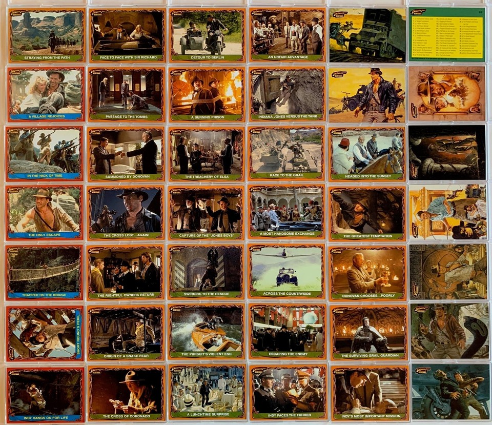 Indiana Jones Heritage Base Card Set 90 Cards Topps 2008 | eBay