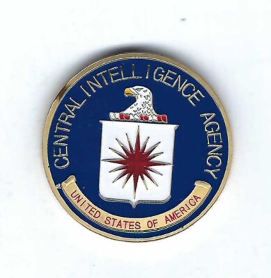 CIA CENTRAL INTELLIGENCE AGENCY U.S. GREAT SEAL EAGLE CHALLENGE COIN ...
