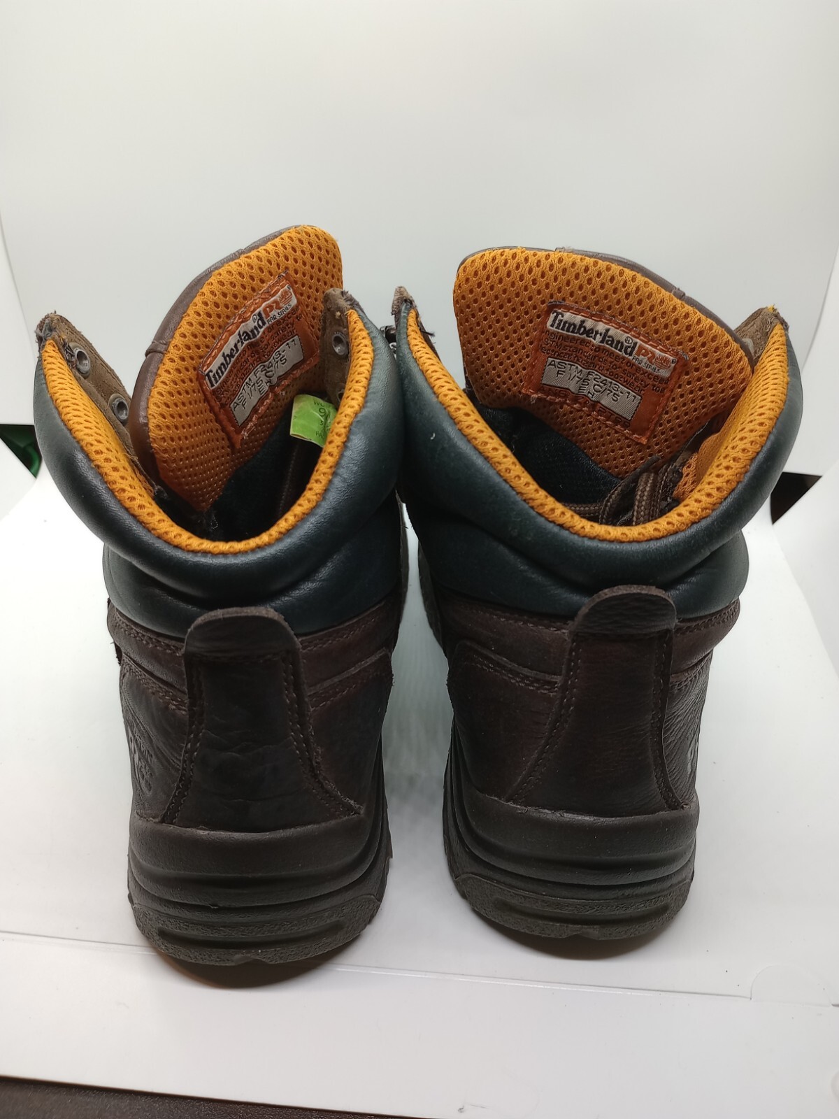 Timberland Pro Series Women's Boots Work Waterproof Sz 9M Brown Leather ...