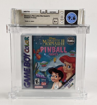 Graded Gameboy Little Mermaid 2 Pinball WATA 9.6 A+ Sealed Video Game ...