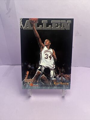 1996 Score Board Basketball Rookies Ray Allen #5 Rookie RC HOF EX Card🦄 ...