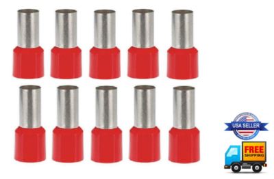 10pcs 2 Gauge Wire Ferrule Amplifier Ferrules 2 AWG Tin Copper Amp | eBay