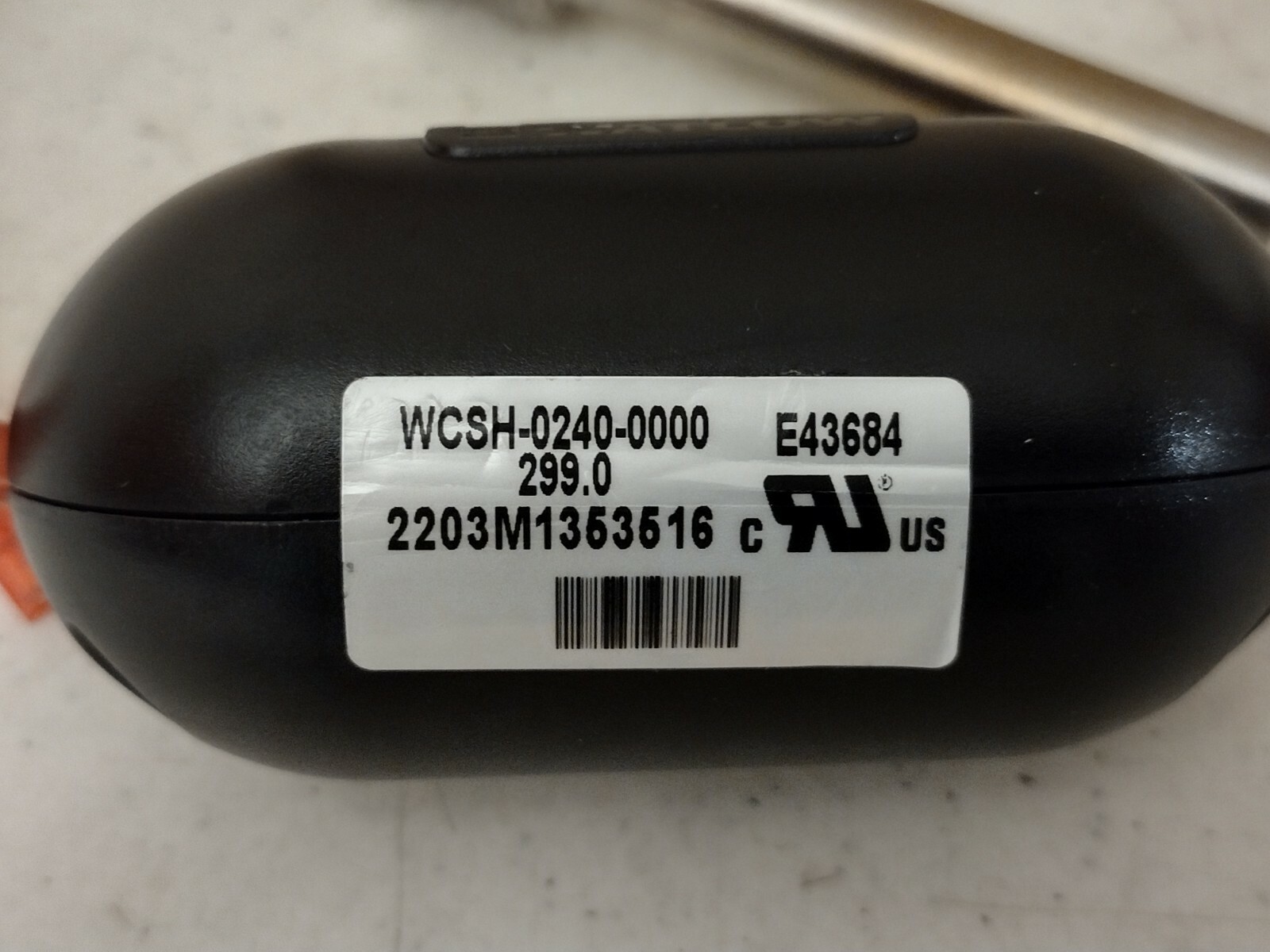 Watlow Heater Valve w/Probe WCSH-0240-0000, 1994-3864, E43684, 40 Watts ...