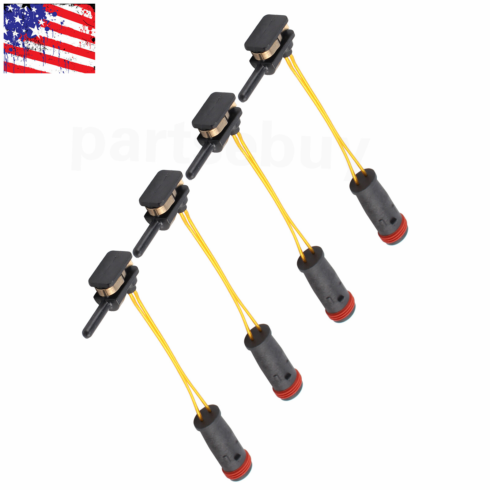 4PCS BRAKE PAD WEAR SENSOR FOR MERCEDES 2115401717 2205400617 ...