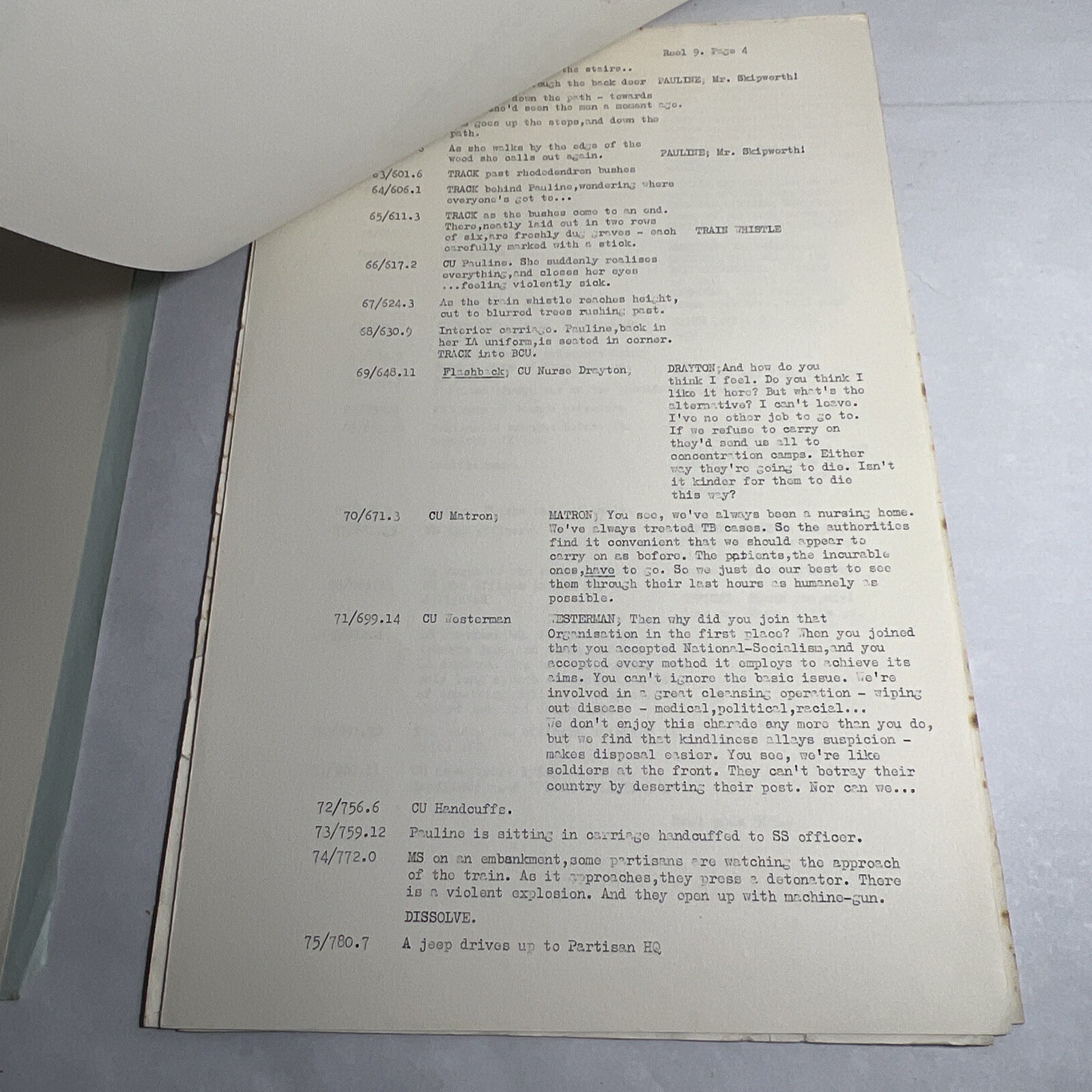 1965 IT HAPPENED HERE Original WWII Movie Script: Pauline Murray ...