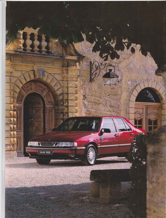 Catalogue Brochure SAAB 9000 06/1994 Grande Bretagne / United Kingdom ...