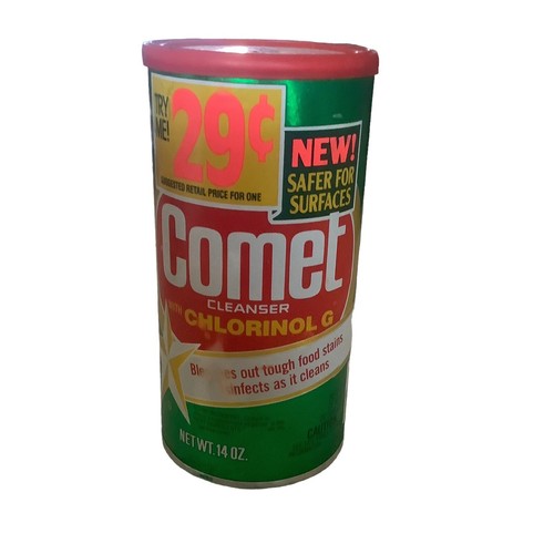 Vintage COMET Cleanser With Chlorinol 14 oz New Old Stock | eBay