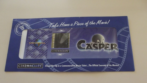 1995 Cinemaclips Casper Friendly Ghost 35mm Film Clip Movie Souvenir ...