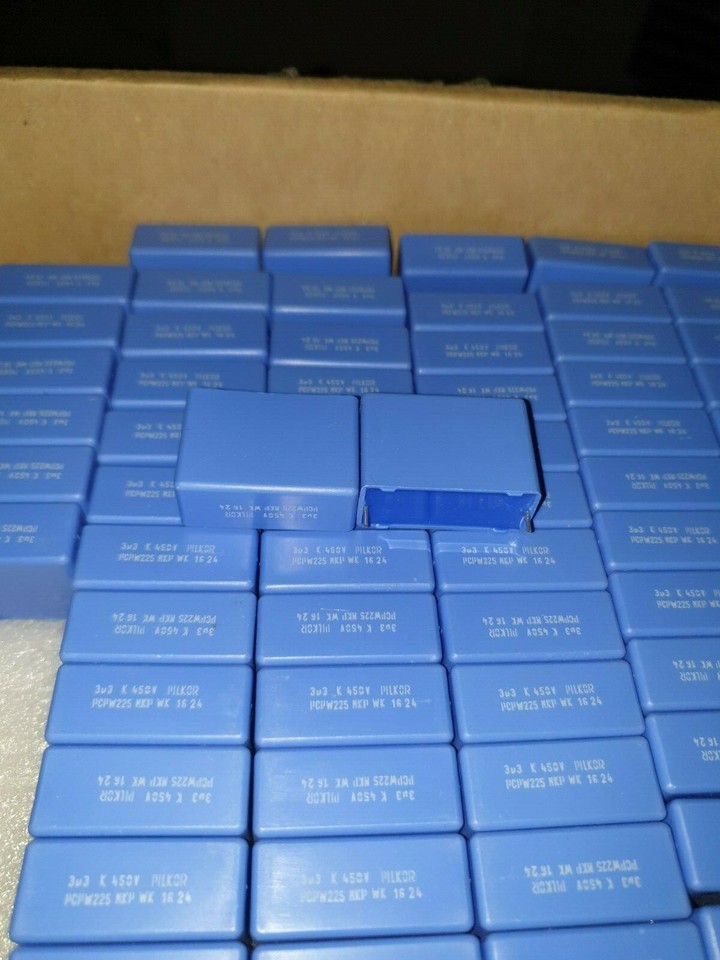 10pcs PILKOR 3.3uF 450V PCWP VERY LOW LOSS HIGH RIPPLE MKP CAPS FOR ...