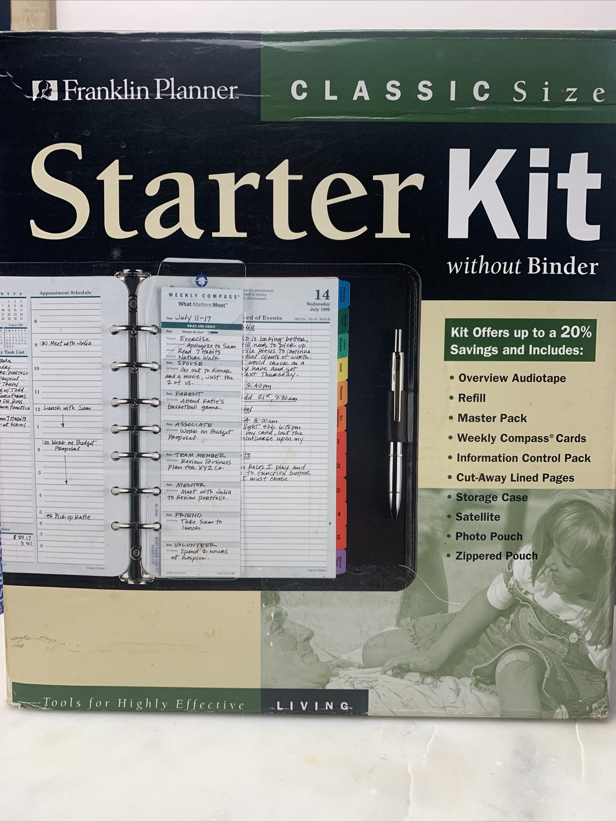 Franklin Covey Classic Binder Accessory Starter 2010 Planning System ...