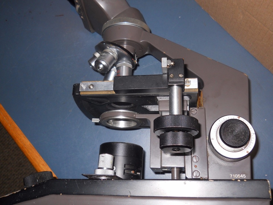 VTG SWIFT INSTRUMENTS 700505 SLR MICROSCOPE 4X 10X 40X 100X WORKS ...