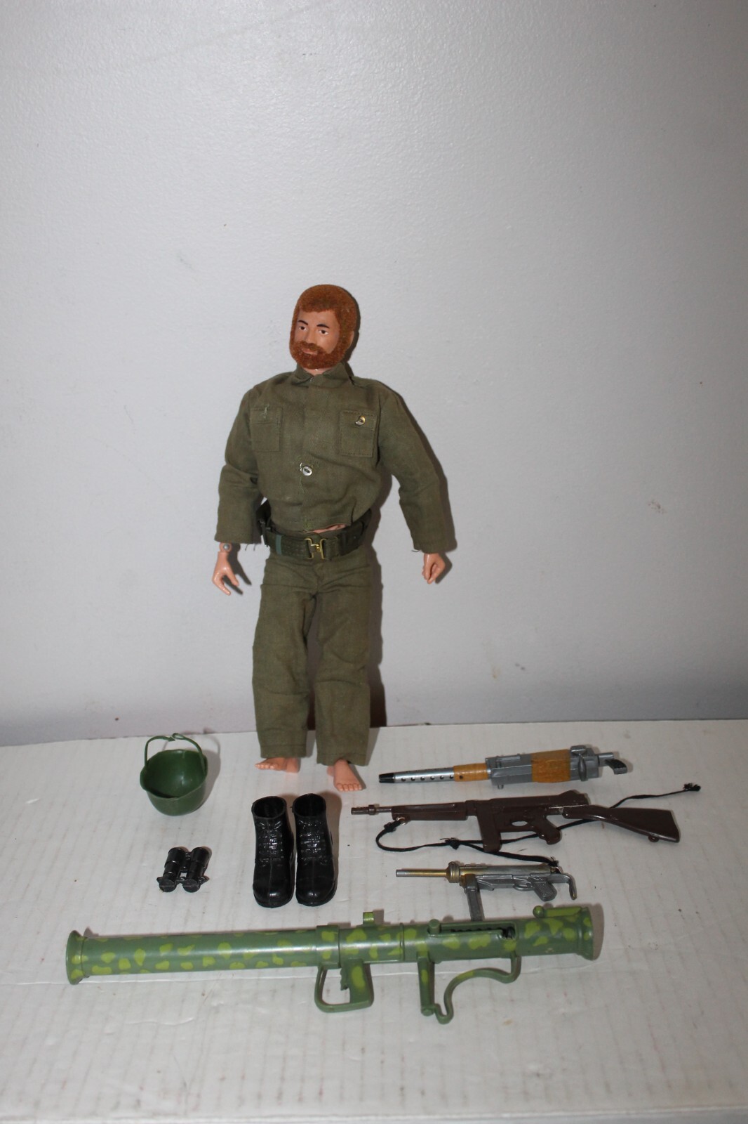 1964 GI JOE red flocked hair and beard, unplayed, near mint with ...