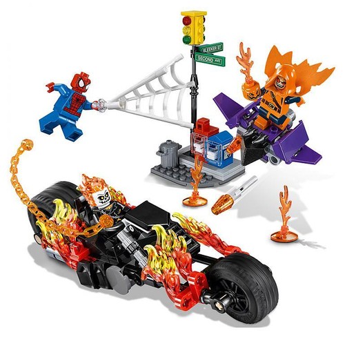 LEGO 76058 - MARVEL Spider-Man Ghost Rider Team-up + Hobgoblin - New ...