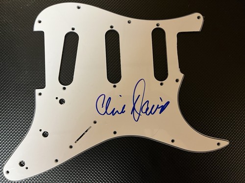 CLIVE DAVIS SIGNED AUTOGRAPHED WHITE START PICKGUARD RECORD PRODUCER ...