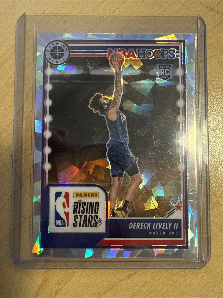 2023-24 Nba Hoops Premium Stock Dereck Lively Silver Cracked Ice Rising ...