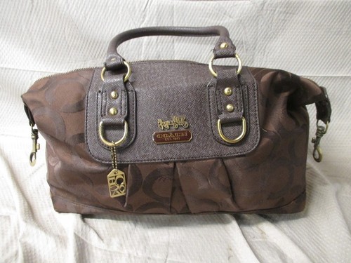 COACH Madison Brown Sabrina Satchel | Bad Zipper | eBay