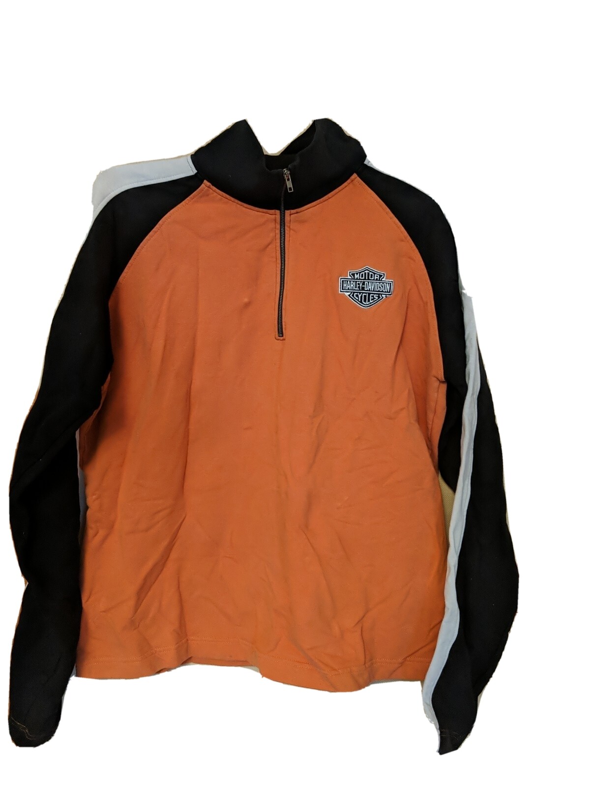 Harley Davidson Live To Ride Ride To Live VTG Half Zi… - Gem