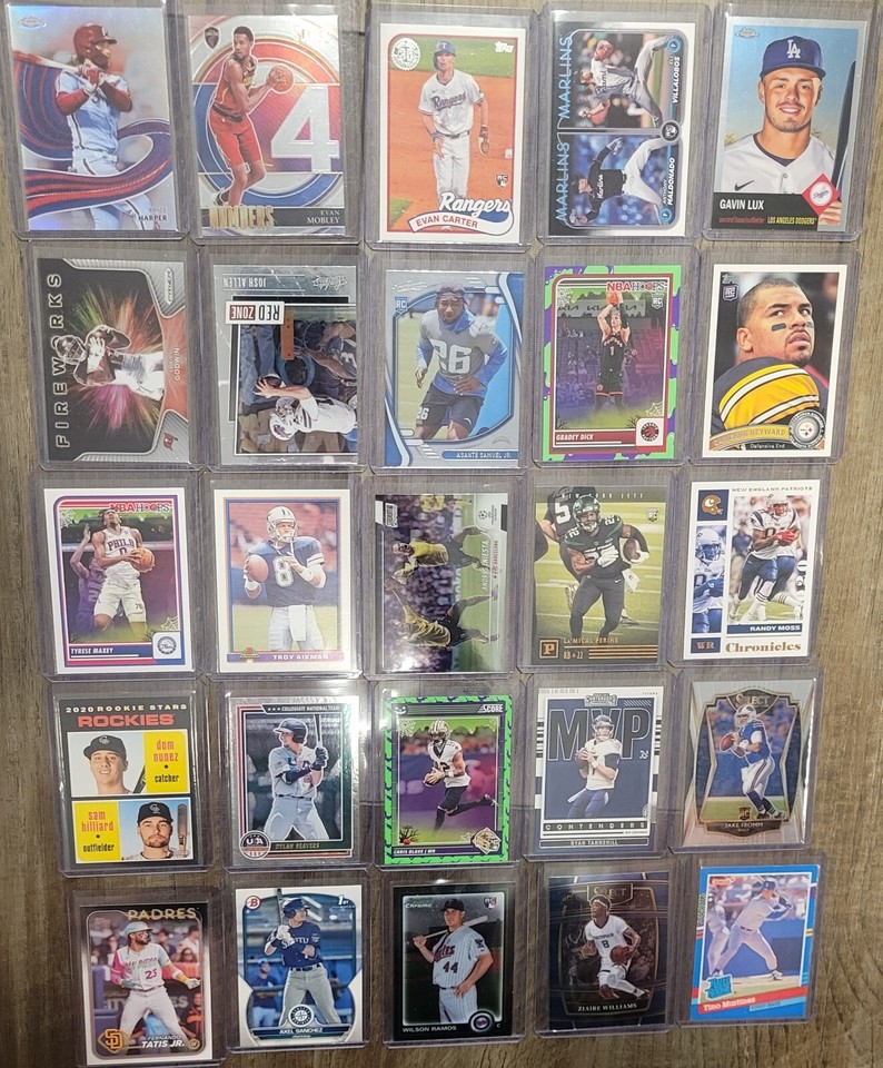 Huge Sports Card Collection 301 Card Rookie Patch Auto Autograph Show ...