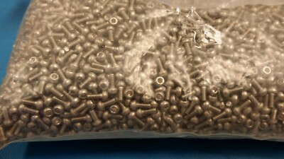 (50 pcs) M2 x 5mm Full Thread Button Head Socket Cap Screw Stainless ...