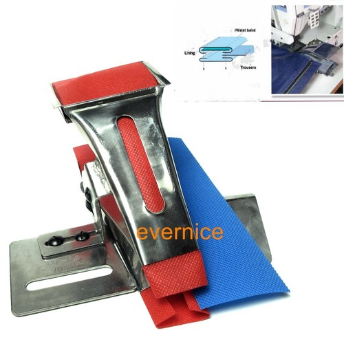 1 Set Two-Piece Waist Band Folder For 2-Needle / 4-Needle Kansai ...