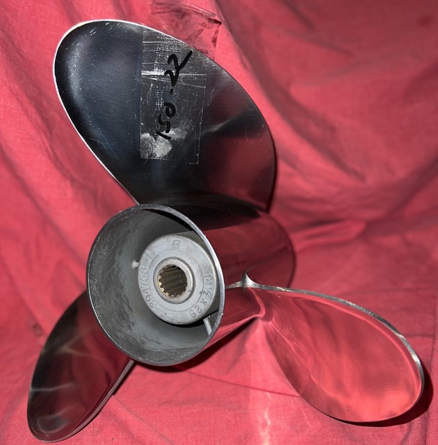 OMC Raker 3 Blade Stainless Propeller 14 1/2 X 26 Part # 394756 for ...
