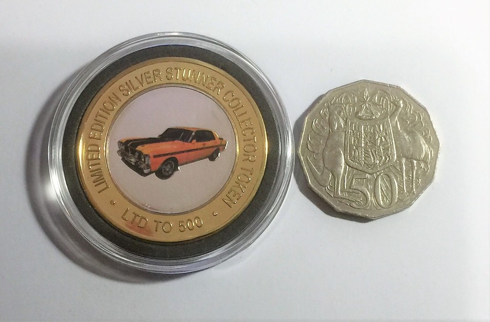 Ford GT Falcon Colour Silver Stunner Coin/Token C.O.A. LTD 500 ...