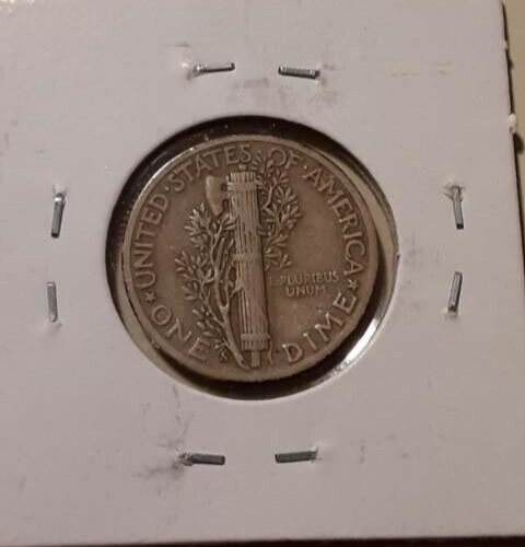 1944-S Mercury Dime 10c San Francisco Mint 90% Silver (#307-72) Winged ...