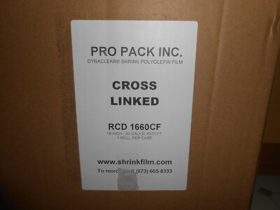 Pro Pack Inc Dynaclear Shrink Polyolefin Film 60 Gauge 16" 4375 Ft, New | eBay