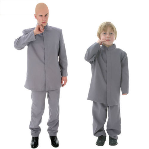 Dr. Evil Austin Powers 1960S Adult Mens Halloween Deluxe Cosplay ...