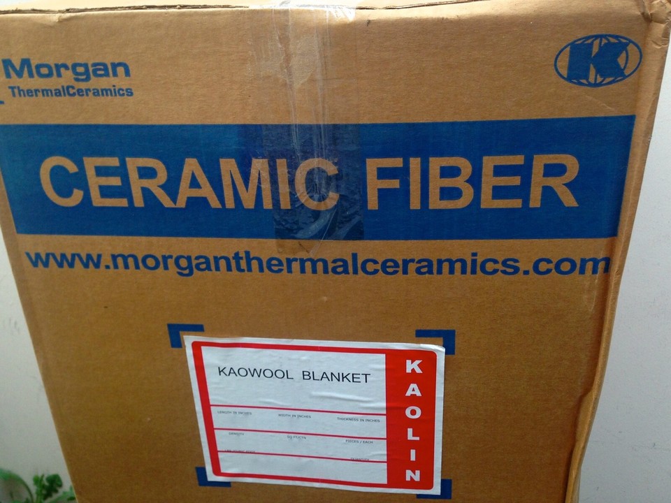2" Kaowool 16" x 24" Ceramic Fiber Blanket Insulation 8# Thermal ...