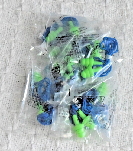 10‑Pack Corded Silicone Ear Plugs Triple‑Flange NRR 32 dB Shop ...