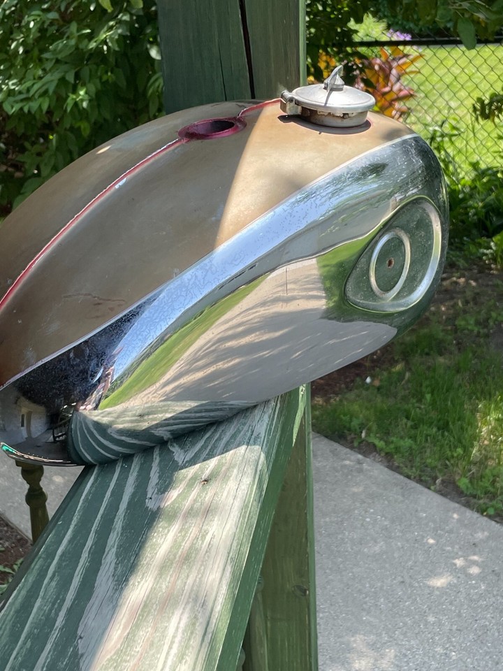 Original BSA A65 A50 650 A65T Lightning Fuel Petrol Gas Tank Chrome | eBay