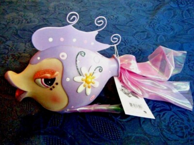 Fish Coin Bank Dressed to Impress Pretty in Purple Character ...