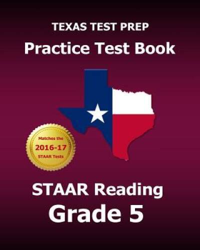TEXAS TEST PREP Practice Test Book STAAR Reading Grade 5 - Paperback ...