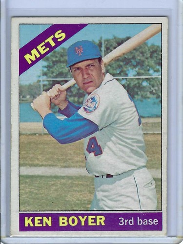1966 TOPPS NEW YORK METS KEN BOYER # 385 | eBay