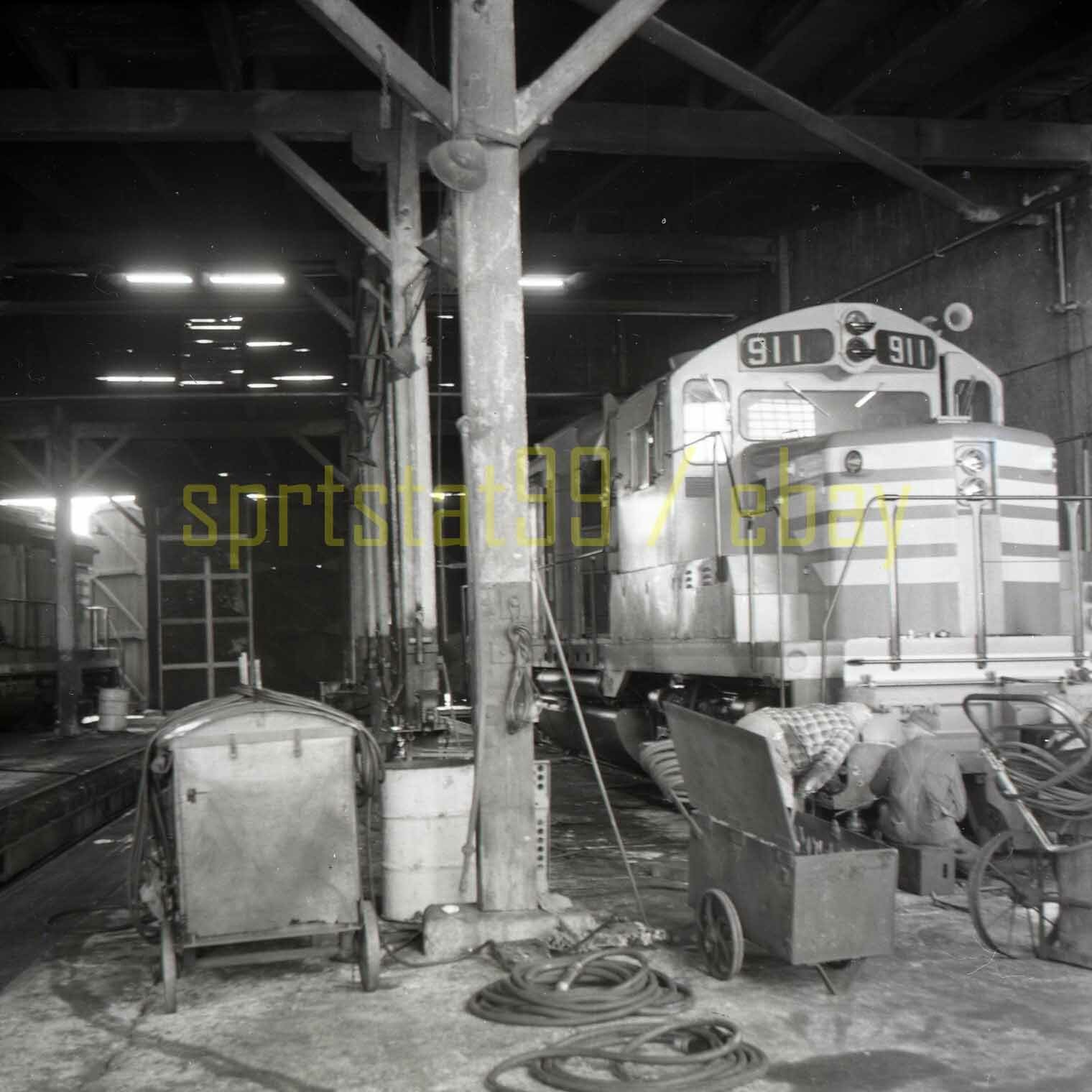 CBQ Burlington Route EMD GP20 Locomotive #911 - Vintage Railroad Negative | eBay