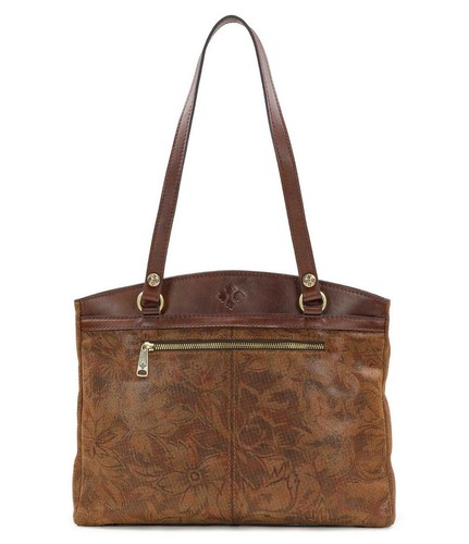 NWT $249 PATRICIA NASH Poppy Satchel PERUVIAN TOOLING NAPPA ETCHED ...