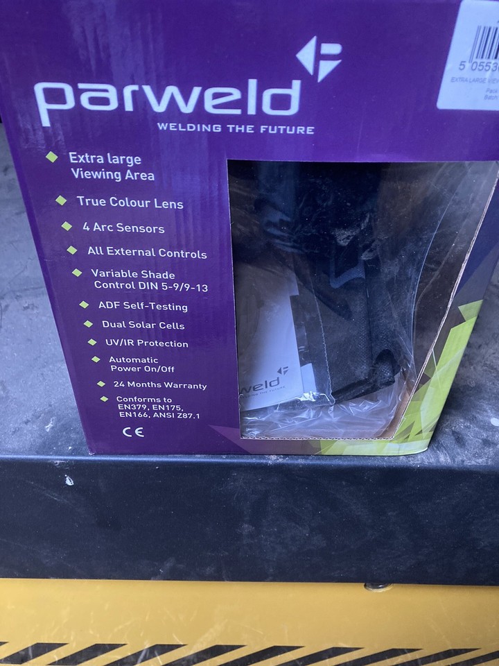 Parweld XR937H true colour large view trans light welding mask. | eBay UK