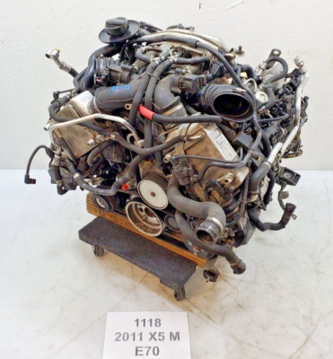 10-14 OEM BMW E70 E71 X5M S63 4.4L V8 AWD Engine Motor Long Block Assy ...