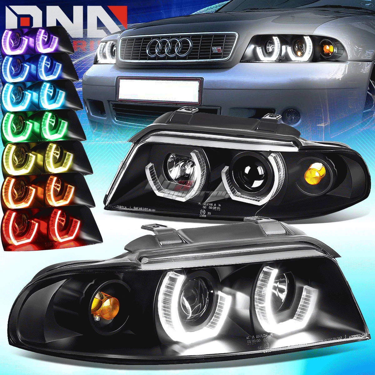 Angel Eyes Headlights Audi