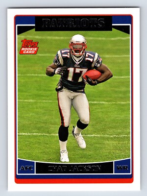 Chad Jackson 2006 Topps #358 New England Patriots Rookie RC | eBay